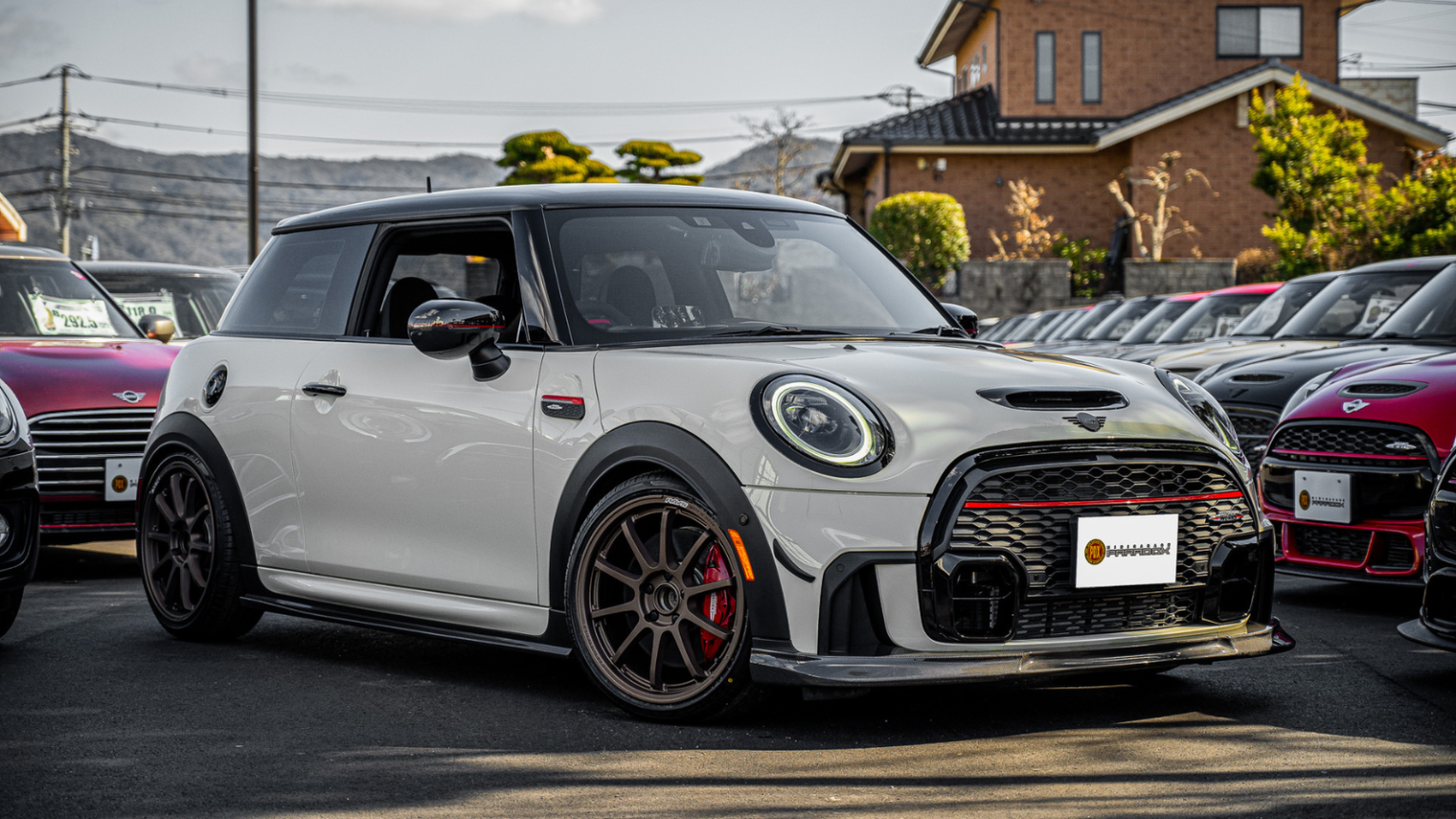 【MINI JCW Lci2】F56 3D Design エアロパーツ&RAYSホイール取付 | MINI GARAGE PARADOX